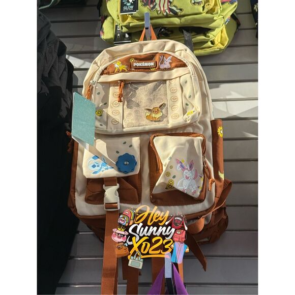 Bioworld | Bags | Pokmon Eevee Evolutions Multi Pocket Backpack | Poshmark
